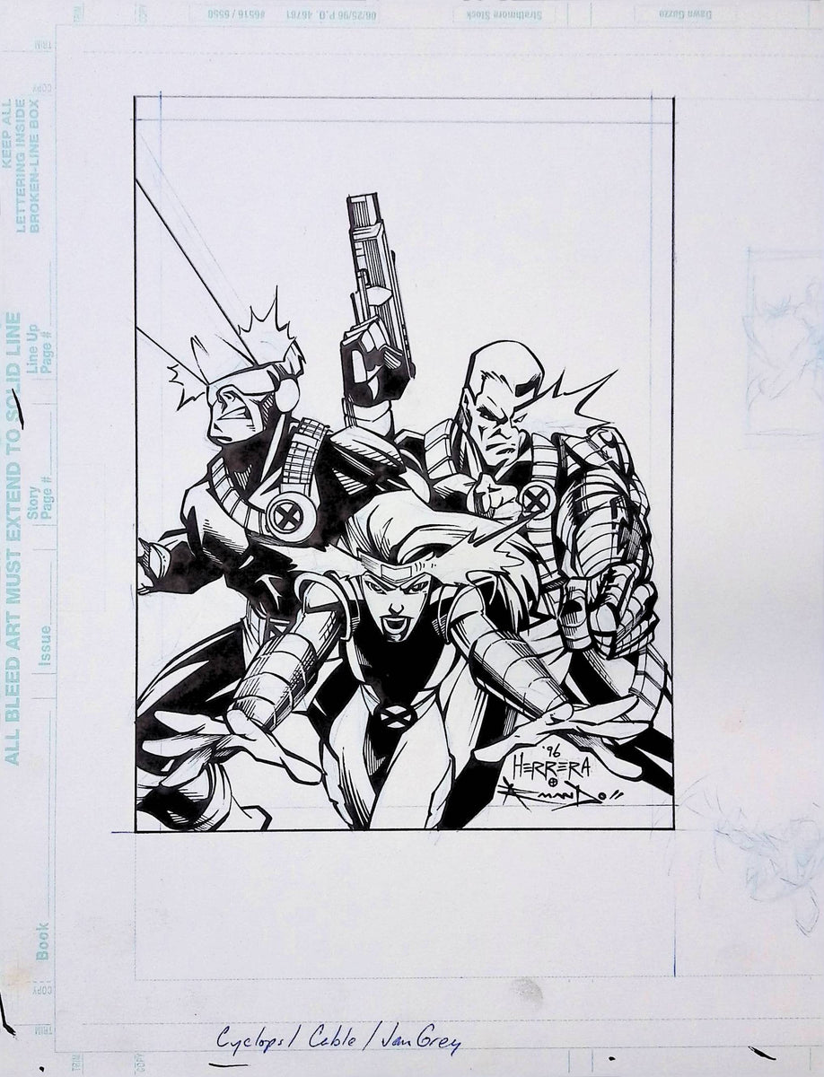 Overpower Original Artwork Marvel Teamwork Card – Heroes and Games