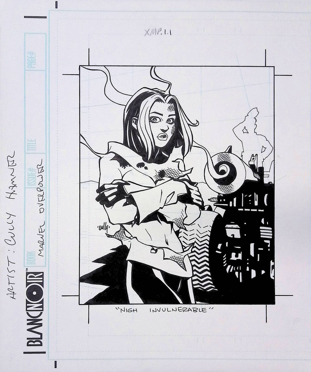 Overpower Original Artwork Marvel MegaPowers Rogue Nigh Invulnerable C ...