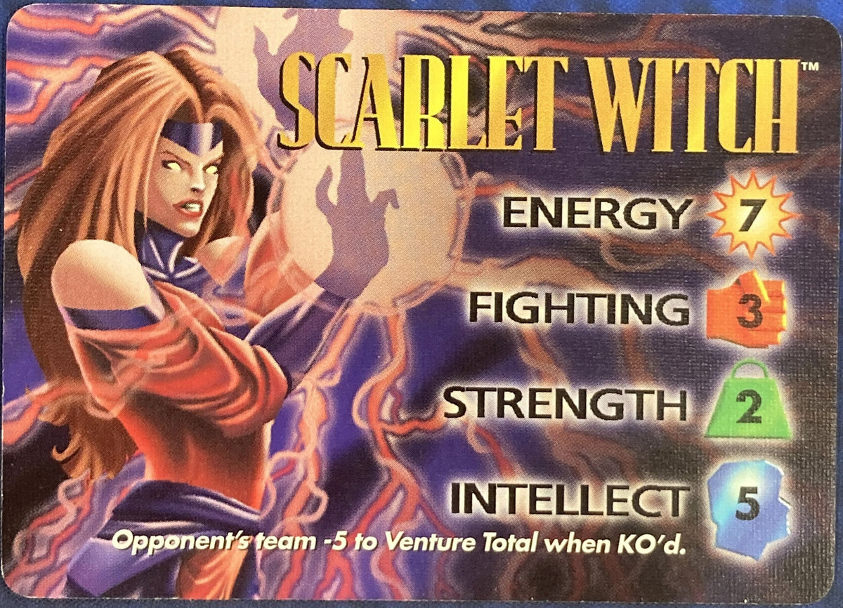 Marvel Overpower Scarlet Witch IQ Hero – Heroes and Games