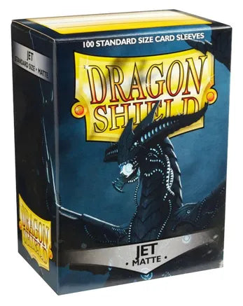 Dragon Shield Jet Matte 100 Standard Size Sleeves – Heroes and Games